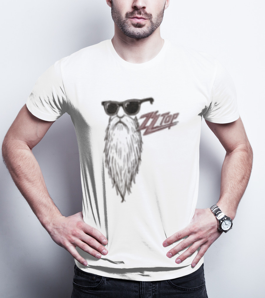 ZZ Top Snoopy Sharp Dressed Man Blues Rock Lovers Rugged Beard Band T-Shirt