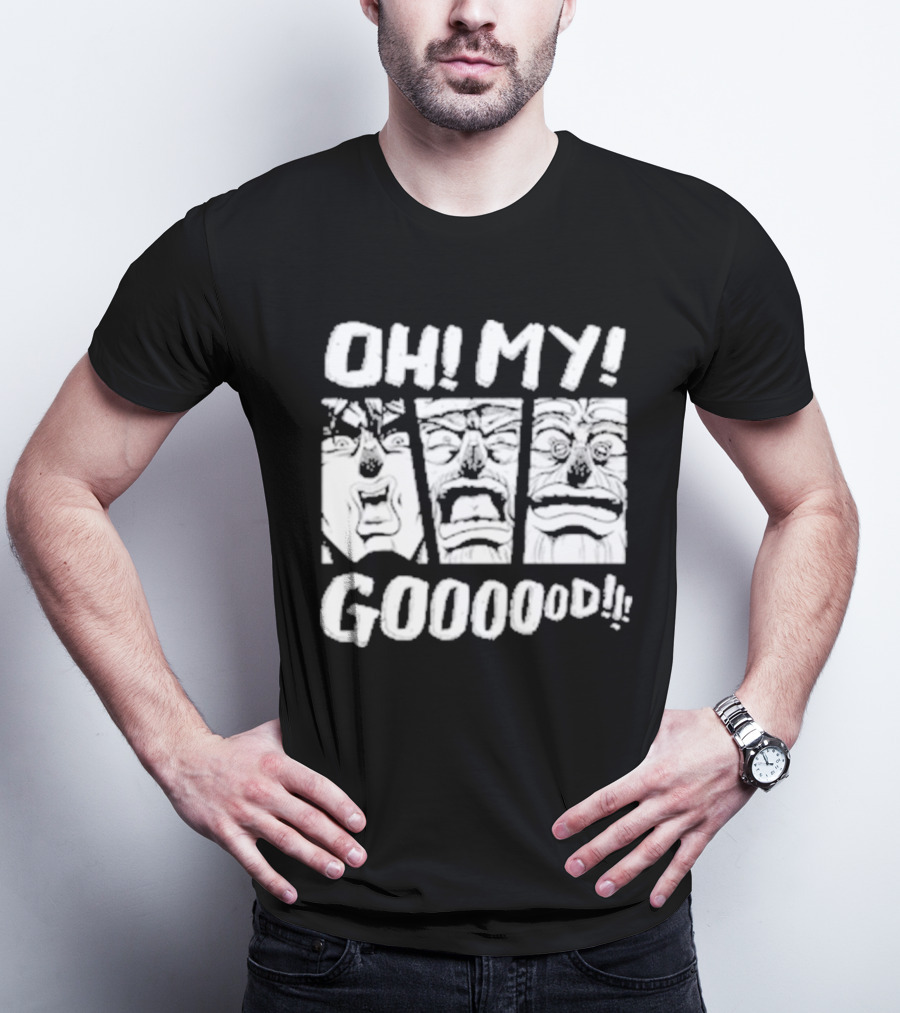 Joseph Joestar Oh My God Reaction Panels Manga T-Shirt