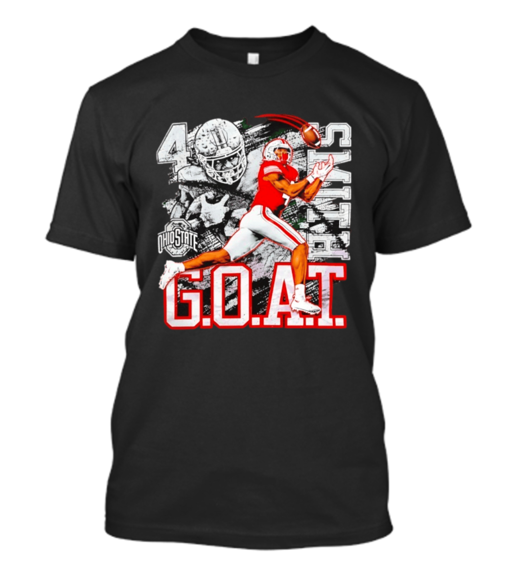 Ohio State Jeremiah Smith G.O.A.T Football 2026 T-Shirt