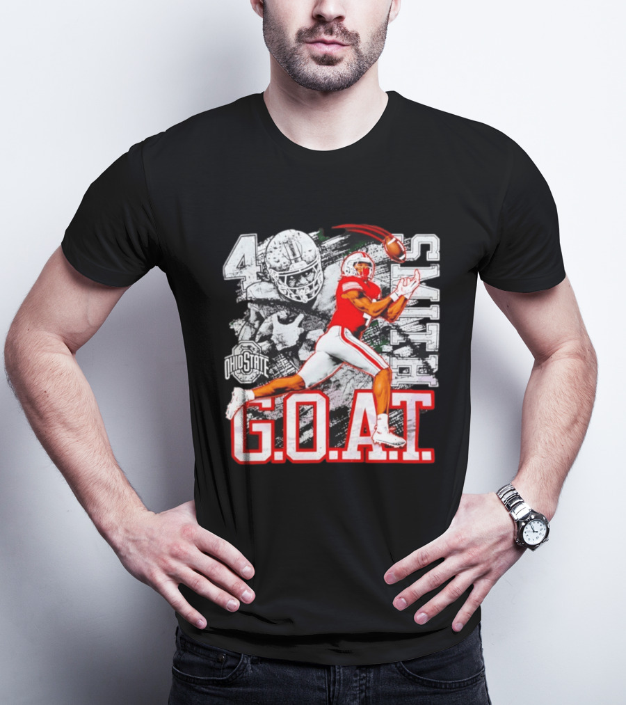 Ohio State Jeremiah Smith G.O.A.T Football 2026 T-Shirt