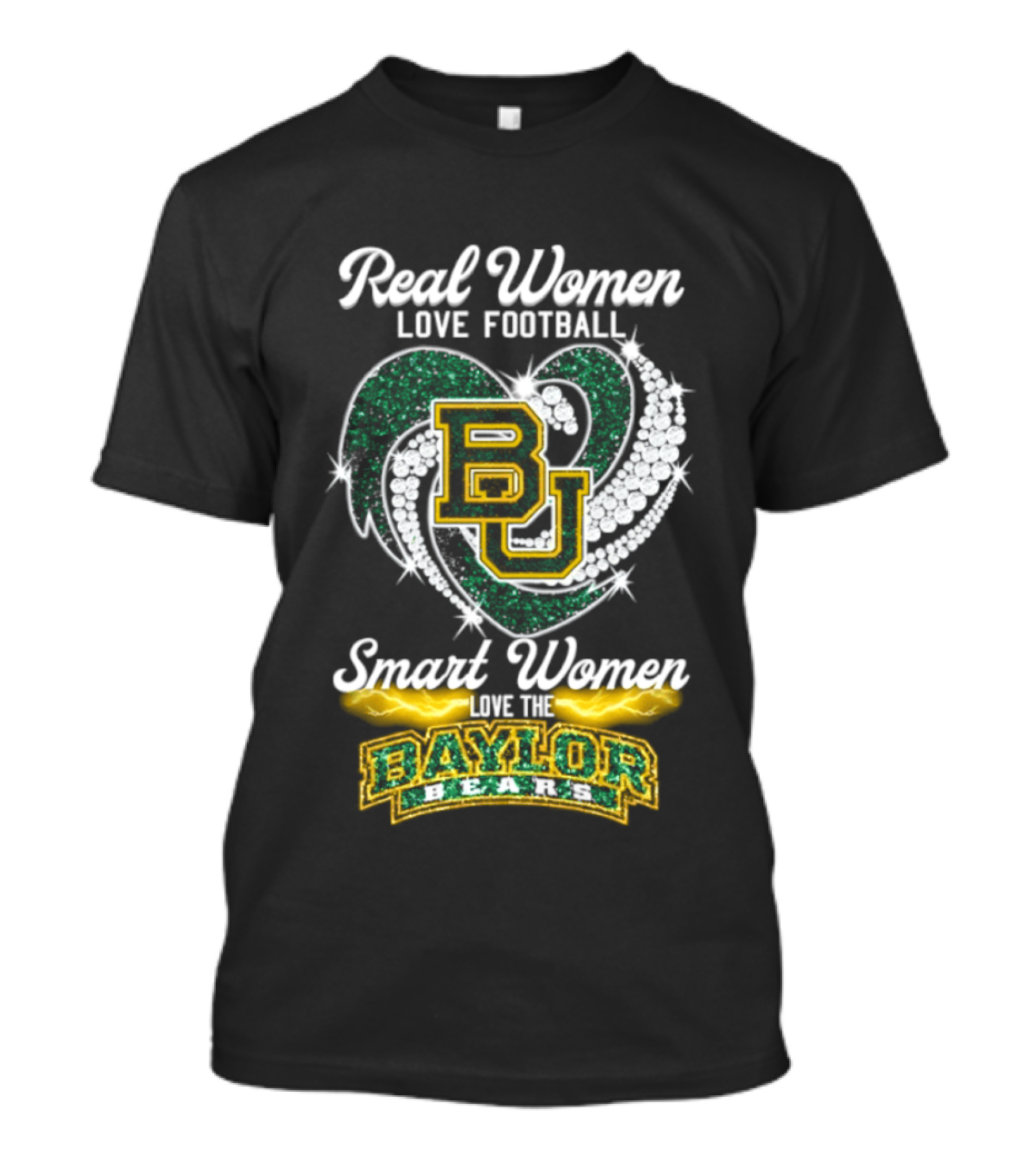 Real Women Love Football Smart Women Love The Baylor Bears BU 2026 T-Shirt