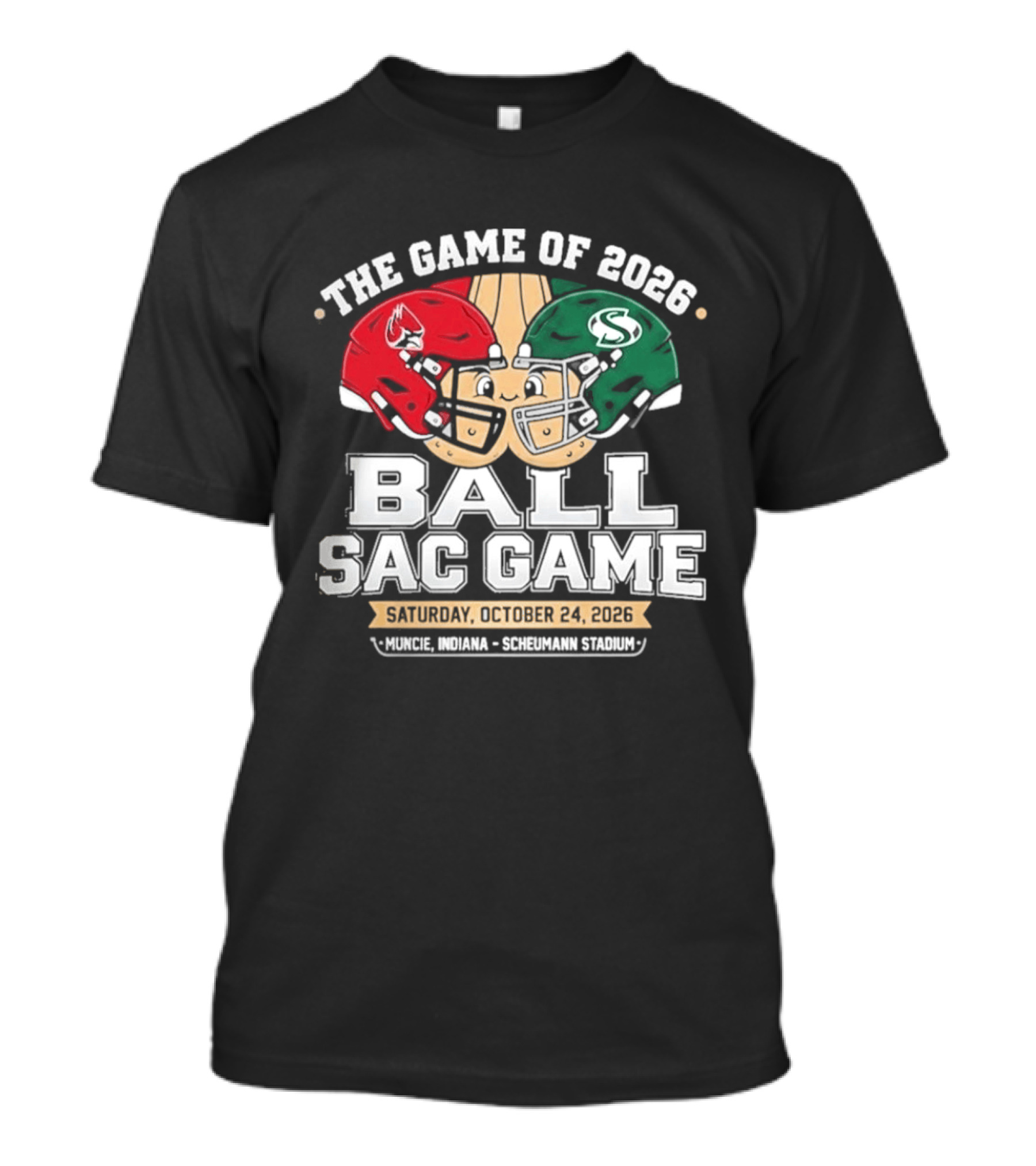 The Game Of 2026 Ball Sac Game Muncie Indiana Saturday October 3rd T-Shirt