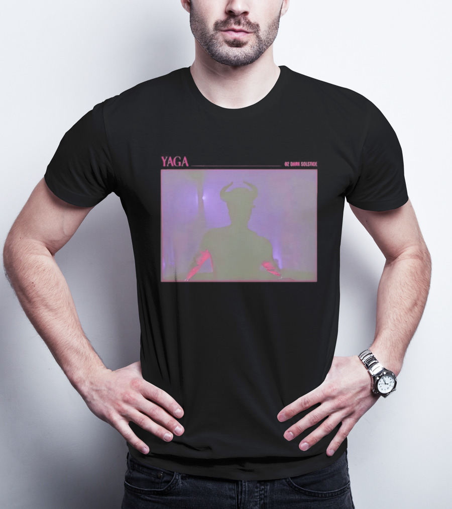 Yaga Dark Solstice Mystical Atmosphere Horned T-Shirt