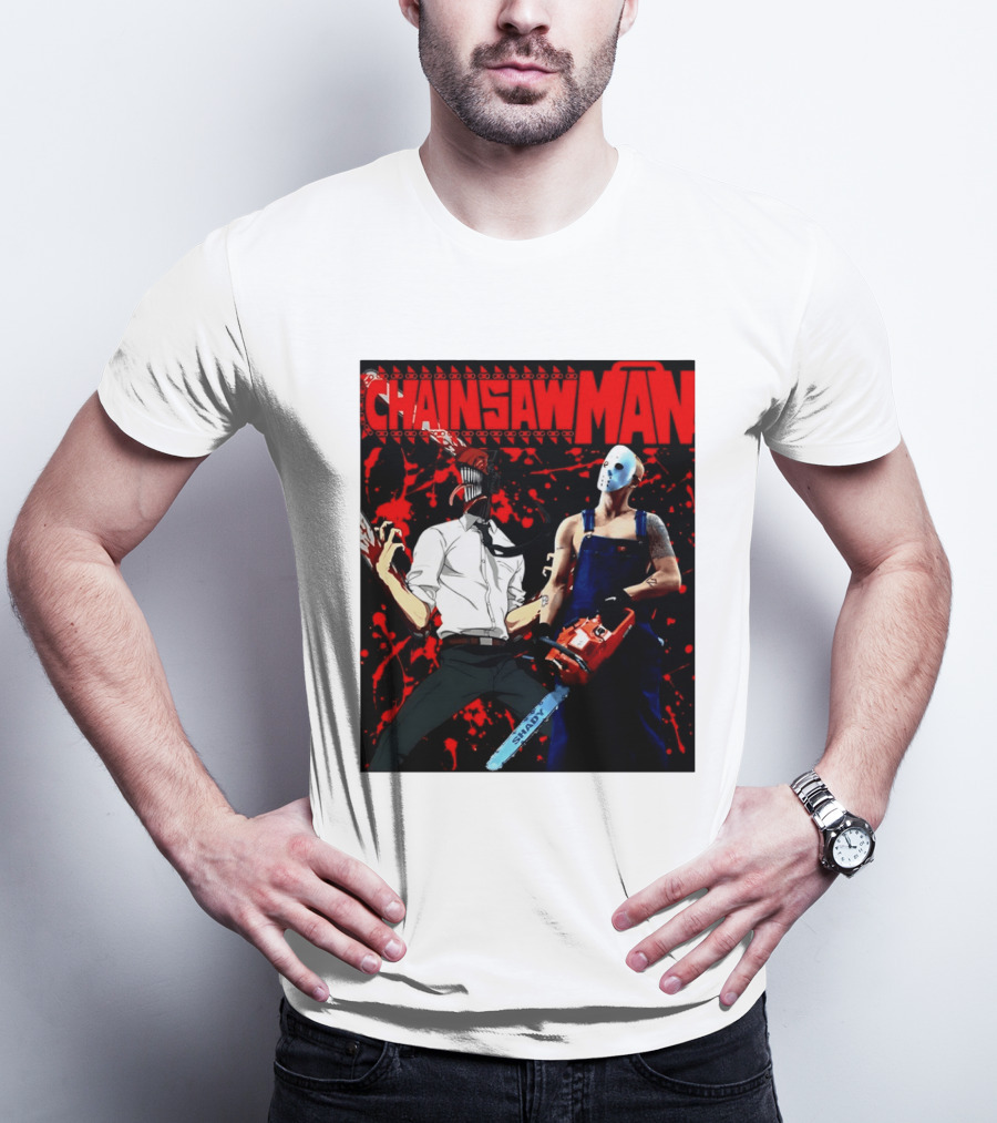 Chainsaw Man Shady Anime Horror T-Shirt