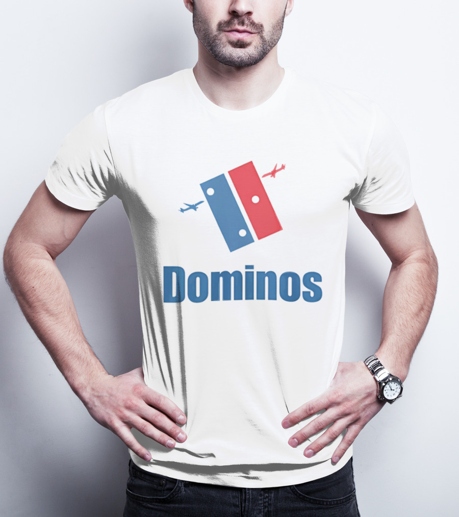Dominos 9.11 Parody With Plane T-Shirt