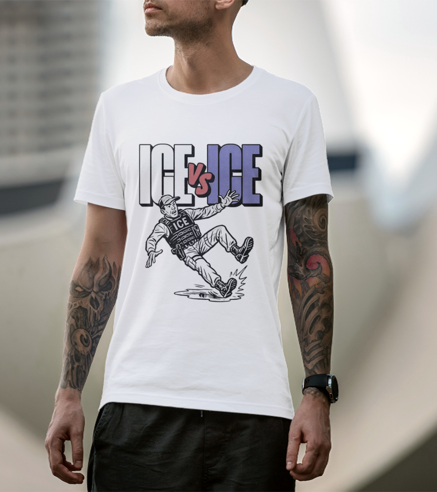 ICE Vs ICE 2026 Slippery Encounter T-Shirt