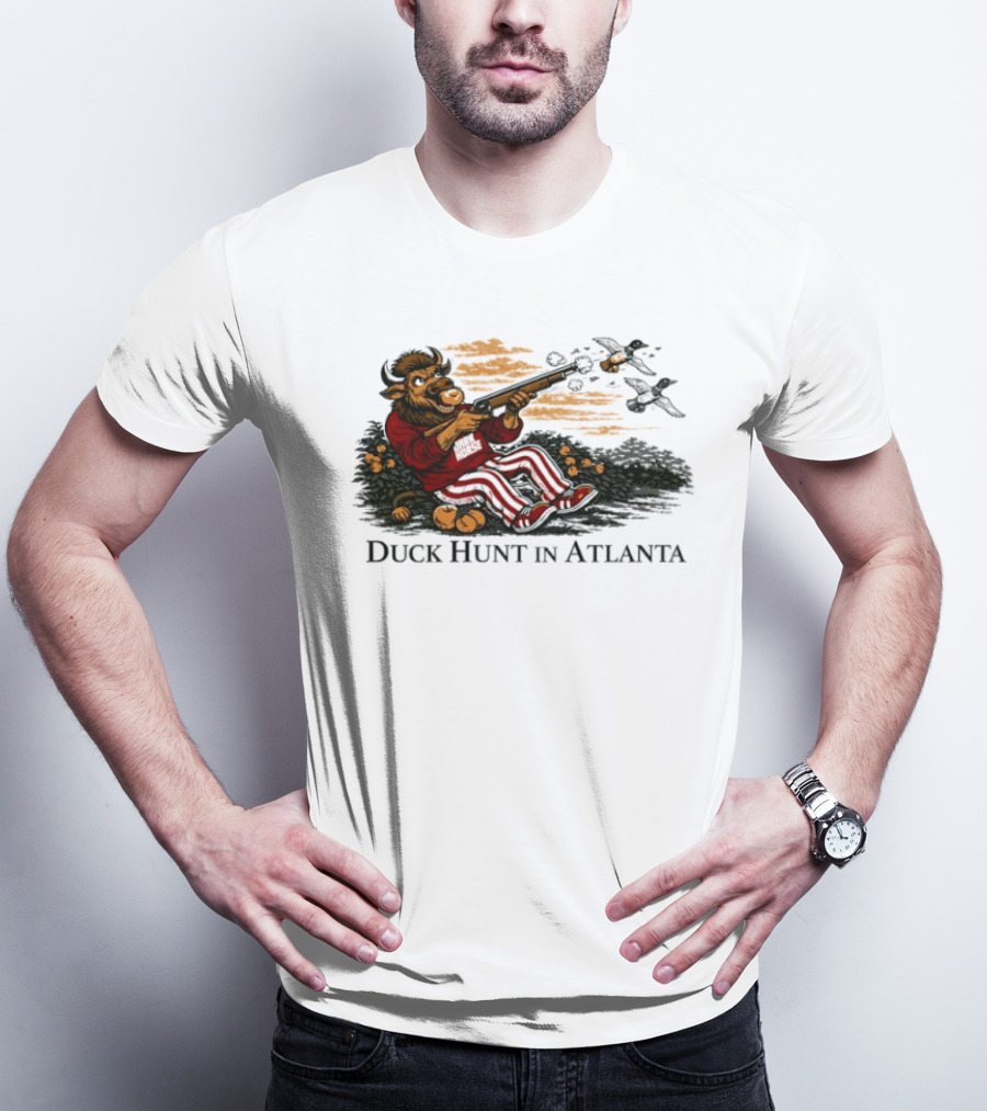 Indiana Hoosiers Duck Hunt In Atlanta Sports Fan T-Shirt