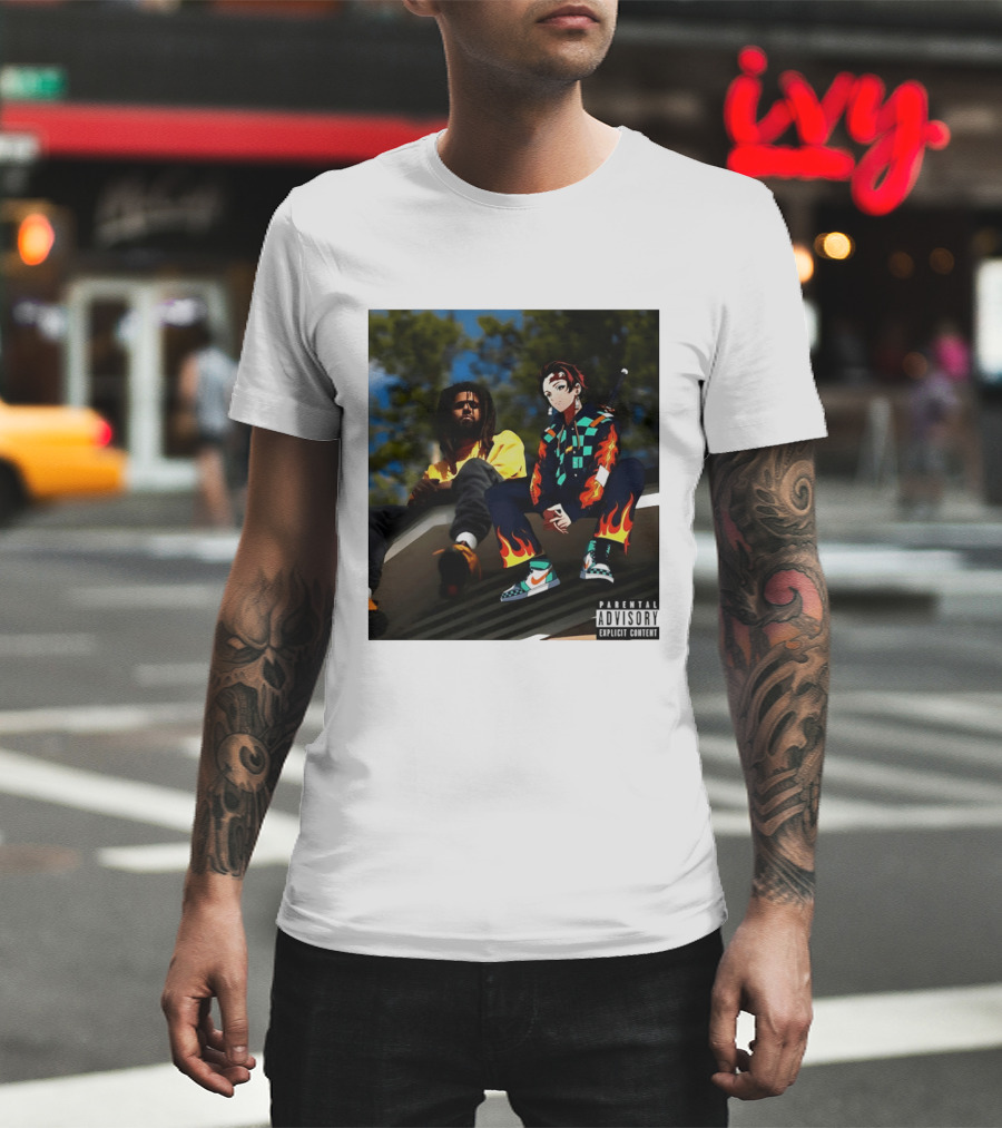 Forest Hills Scru Face Jean Tanjiro Kamado Parental Advisory Explicit Content T-Shirt