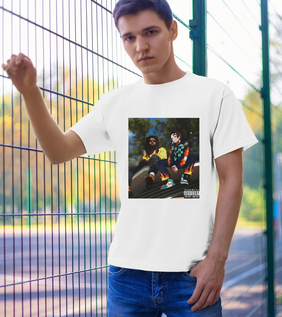 Forest Hills Scru Face Jean Tanjiro Kamado Parental Advisory Explicit Content T-Shirt