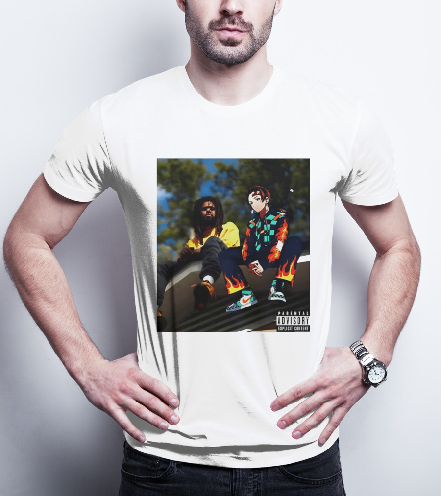 Forest Hills Scru Face Jean Tanjiro Kamado Parental Advisory Explicit Content T-Shirt