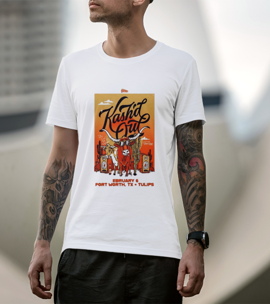 Kash'd Out Live At Tulips Fort Worth TX February 6 2026 T-Shirt