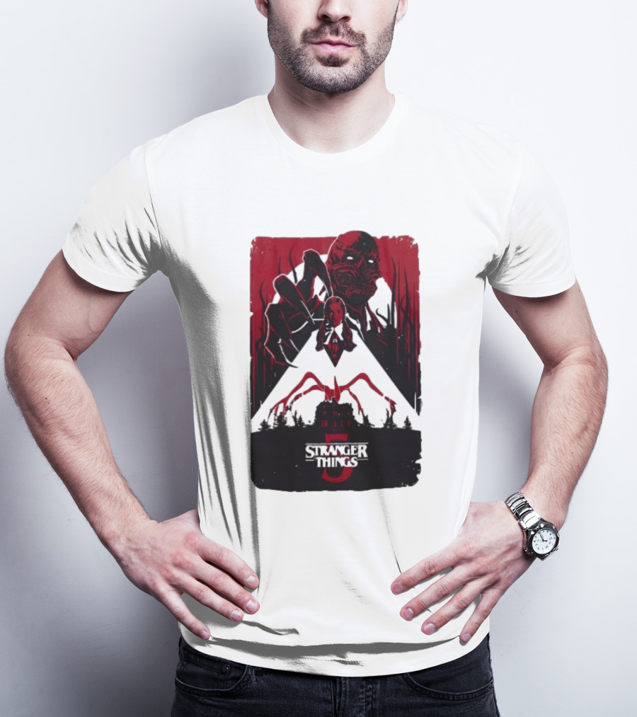 Stranger Things Season 5 Vecna Max Red T-Shirt