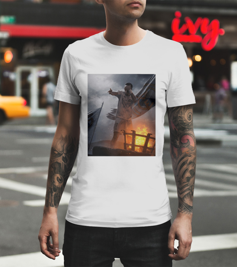 Vini Jr From Doubt To Destiny Real Madrid Football Legend T-Shirt