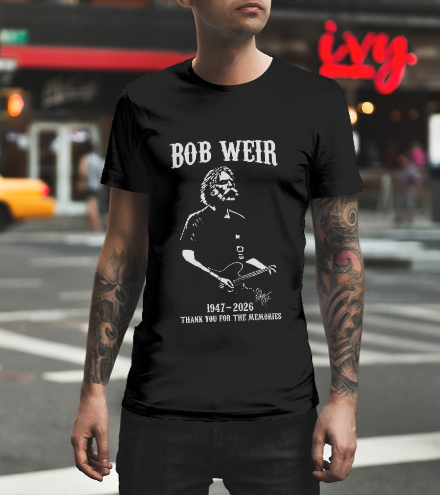 Bob Weir 1947 2026 Thank You For The Memories T-Shirt