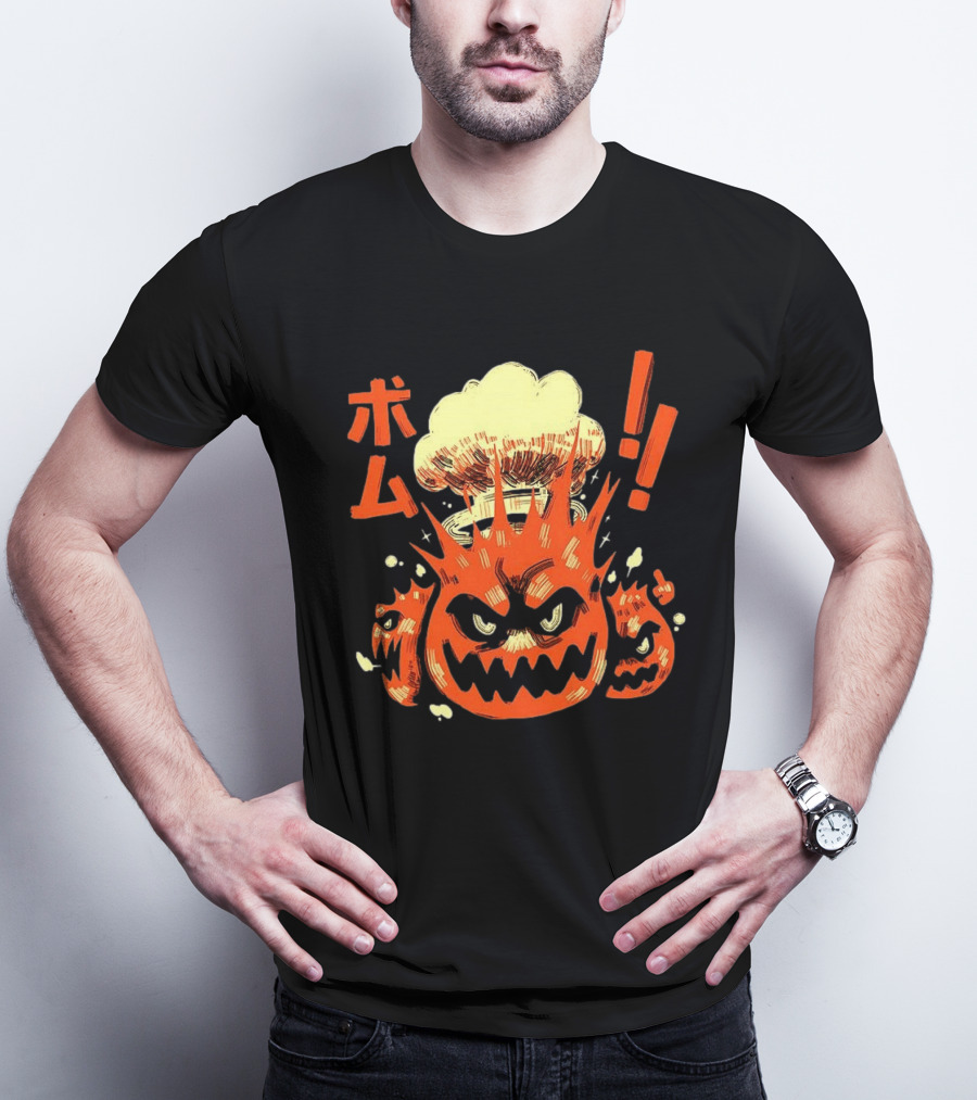 Bomu Bomber Classic Video Game Manga Explosion T-Shirt