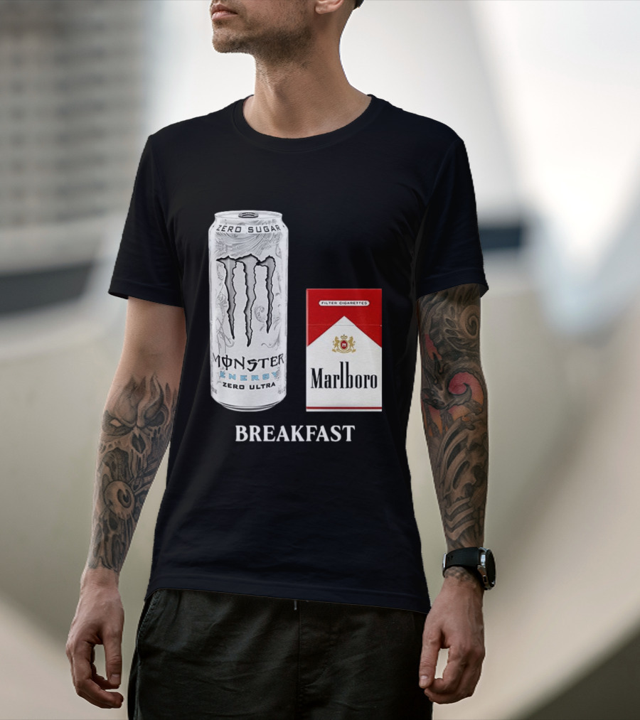 Monster Zero Ultra Marlboro Red Breakfast Combo T-Shirt