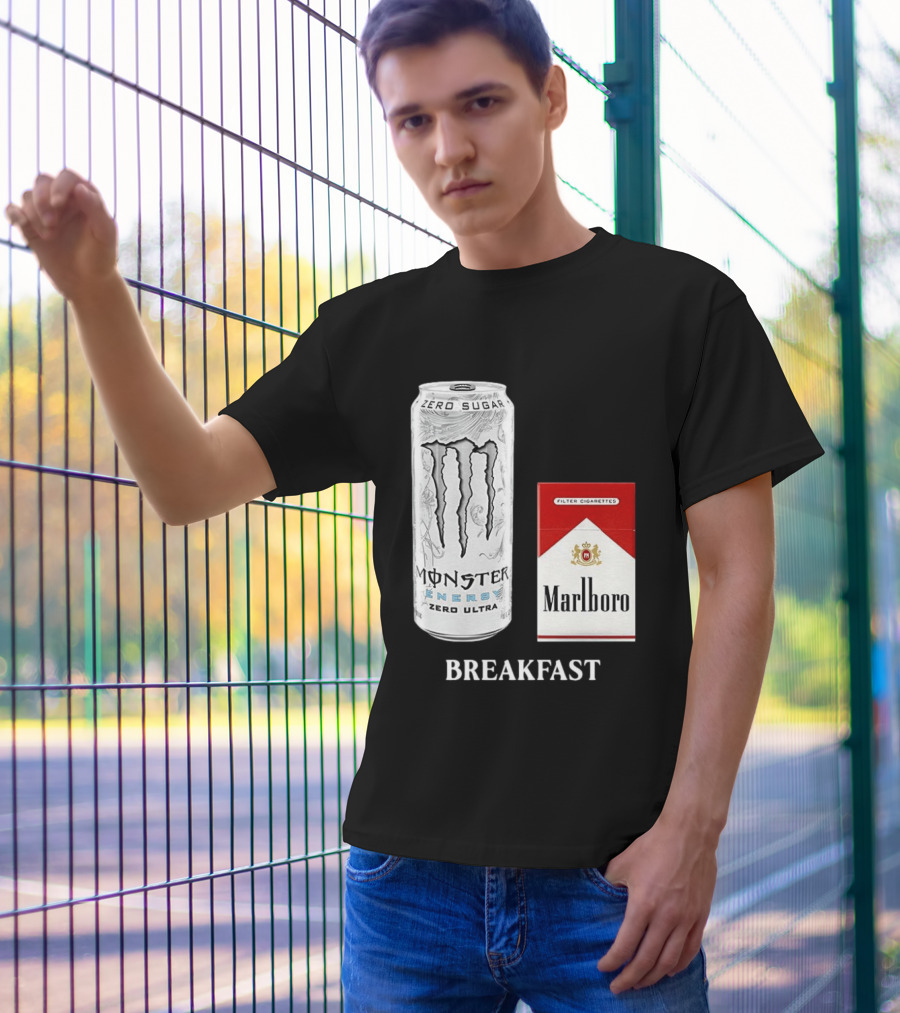 Monster Zero Ultra Marlboro Red Breakfast Combo T-Shirt