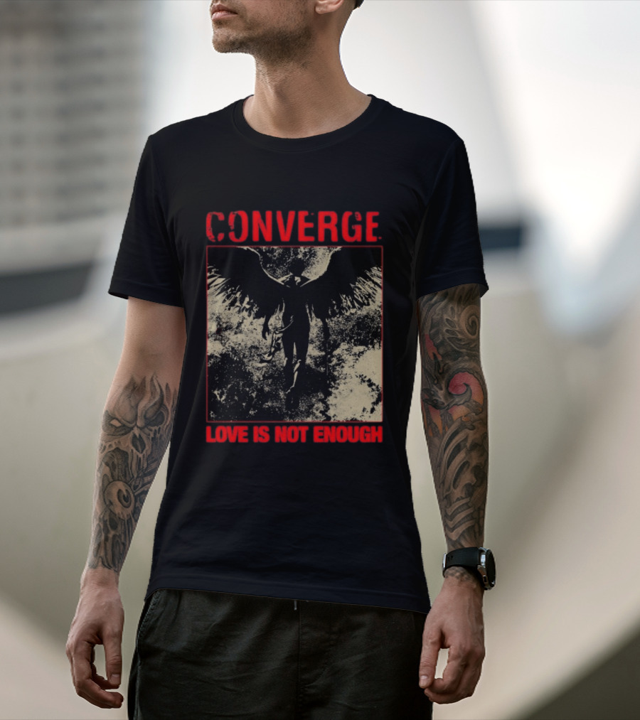 Converge Love Is Not Enough Angel Wings T-Shirt