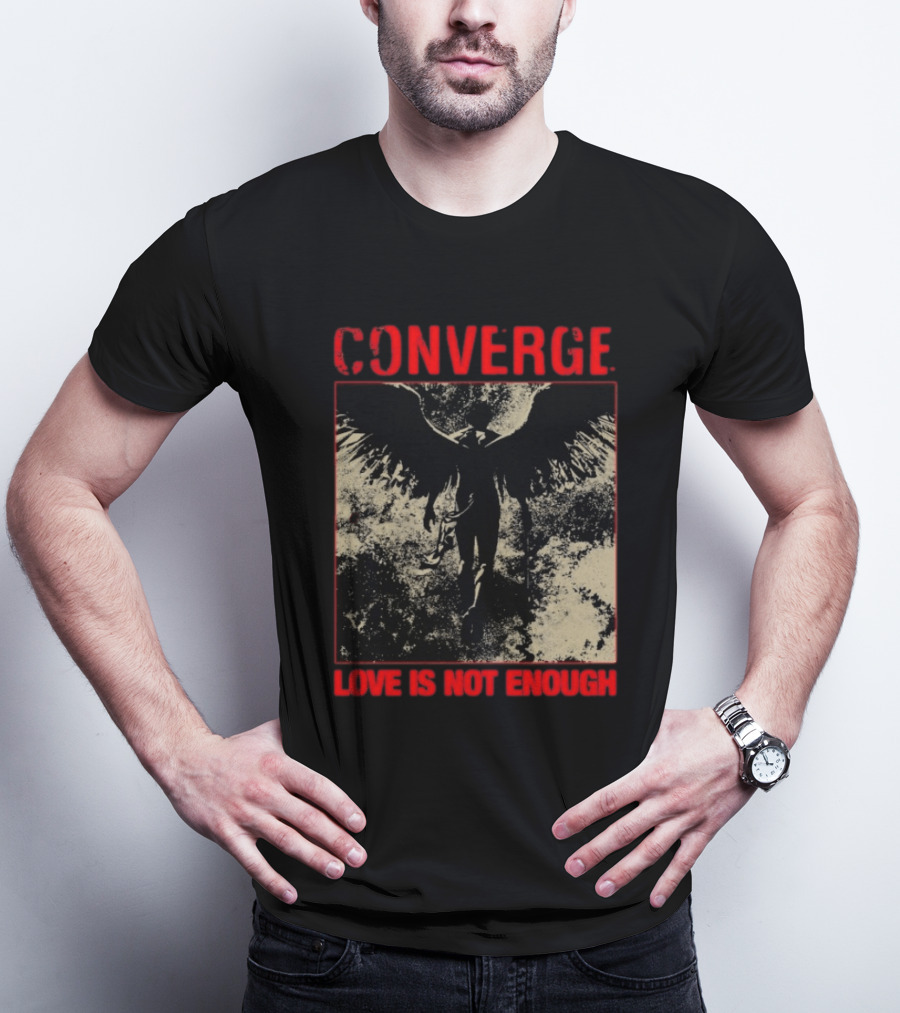 Converge Love Is Not Enough Angel Wings T-Shirt