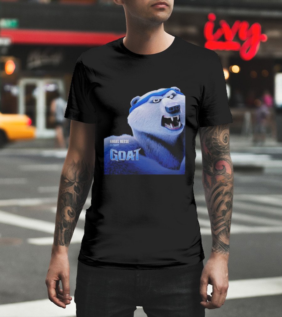 Angel Reese Goat Movie Propp Bear February 13 2026 T-Shirt