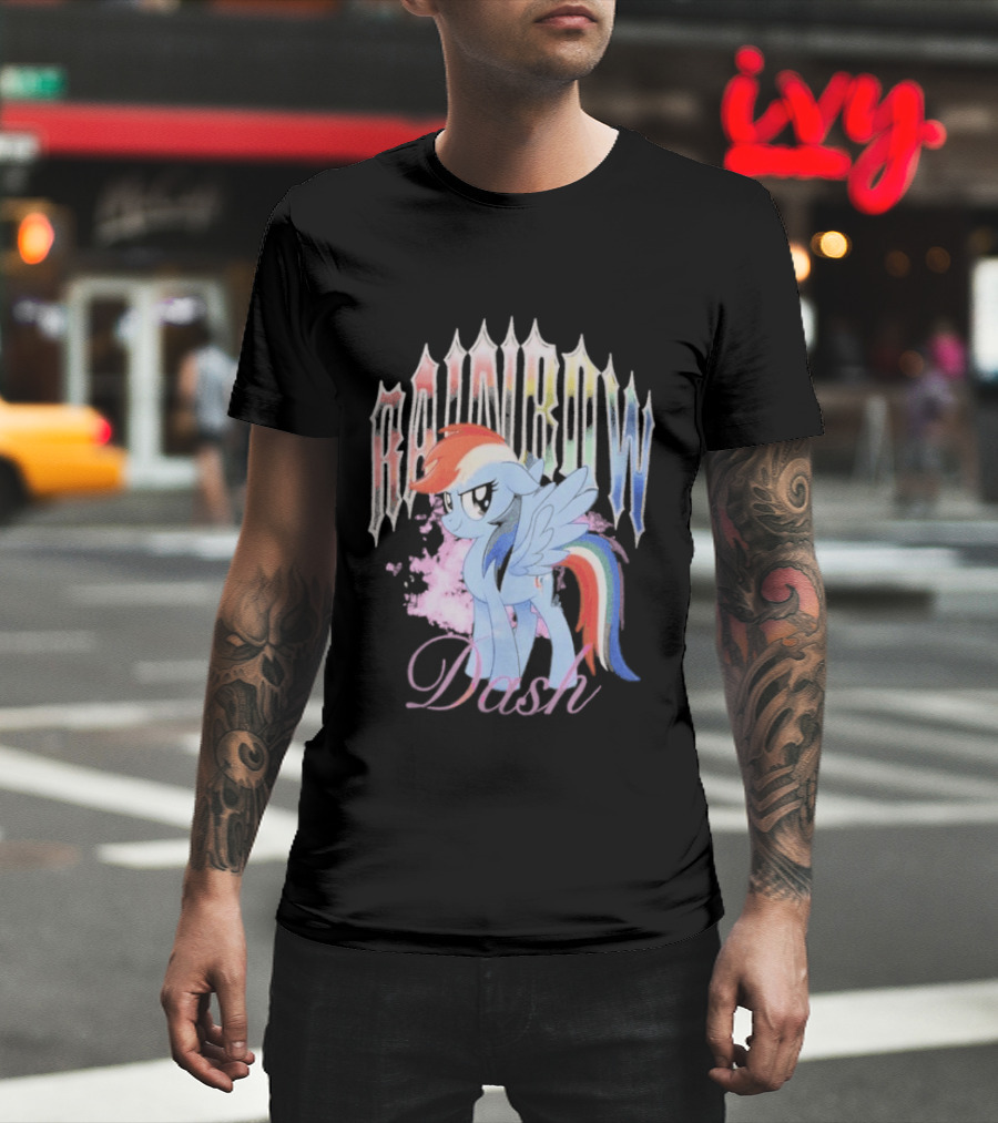 Rainbow Dash My Little Pony Colorful T-Shirt