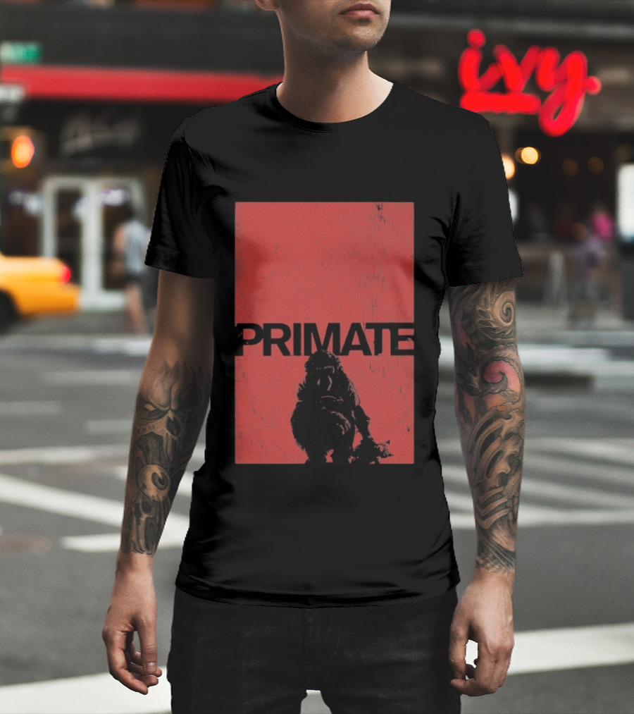 Primate Red Block T-Shirt