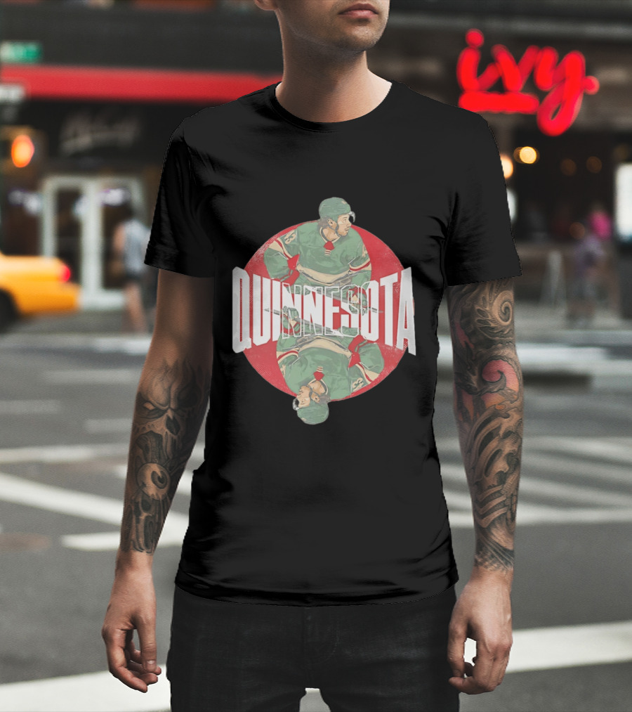 Quinnesota Reflect NHL Player Minnesota Hockey T-Shirt
