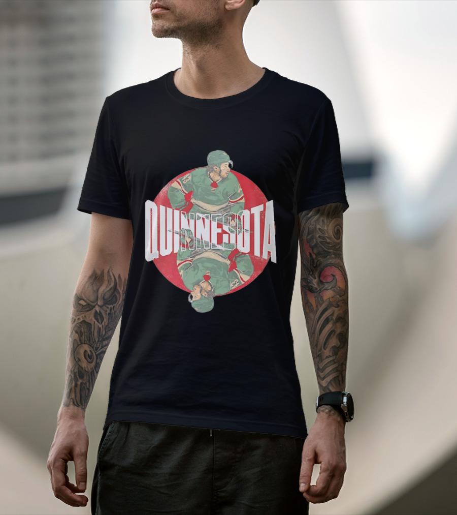 Quinnesota Reflect NHL Player Minnesota Hockey T-Shirt