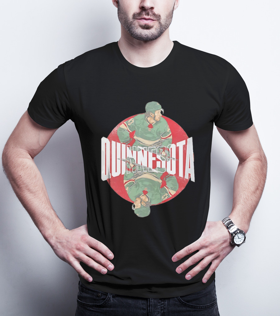 Quinnesota Reflect NHL Player Minnesota Hockey T-Shirt