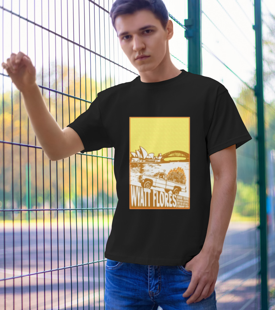 Wyatt Flores Sydney Opera House February 18 2026 Retro Truck Art New South Wales T-Shirt