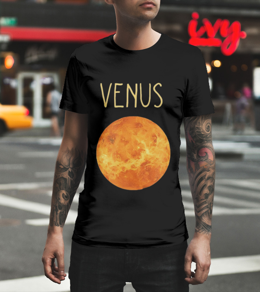 Venus Camiseta Planet Solar System T-Shirt