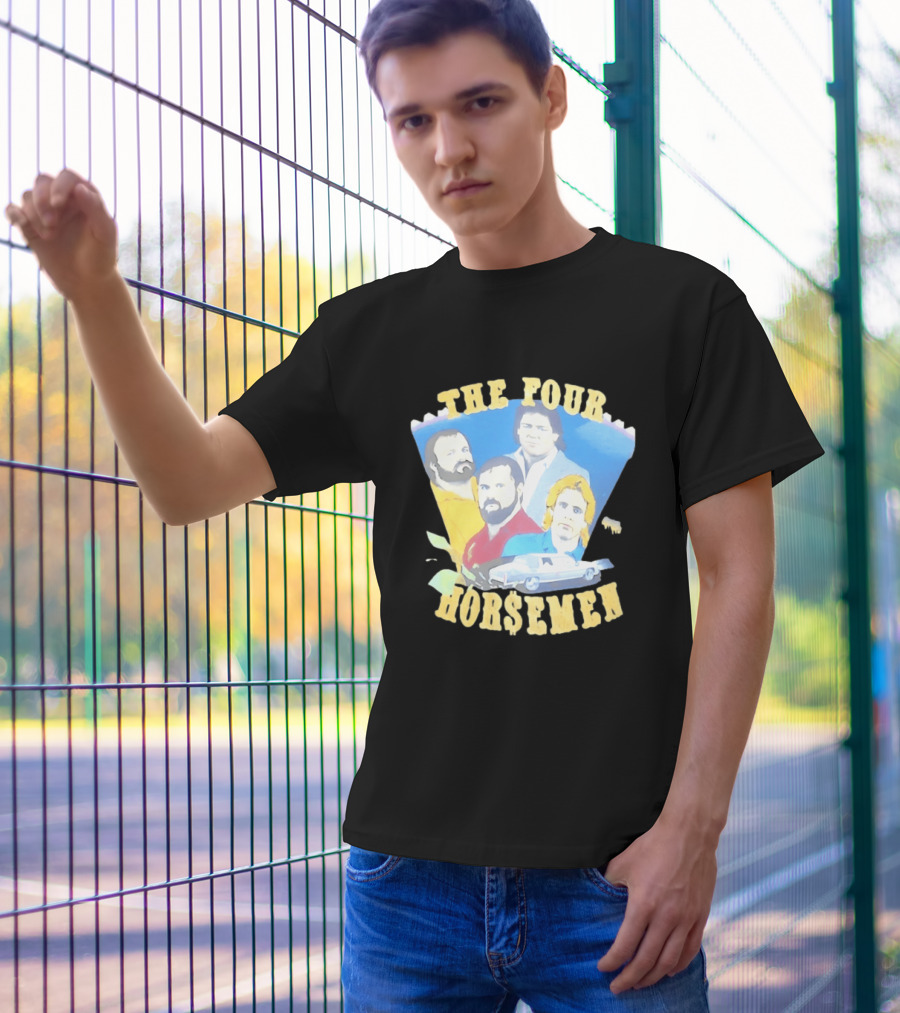 The Four Horsemen Ric Flair Arn Anderson Tully Blanchard Barry Windham Legends T-Shirt