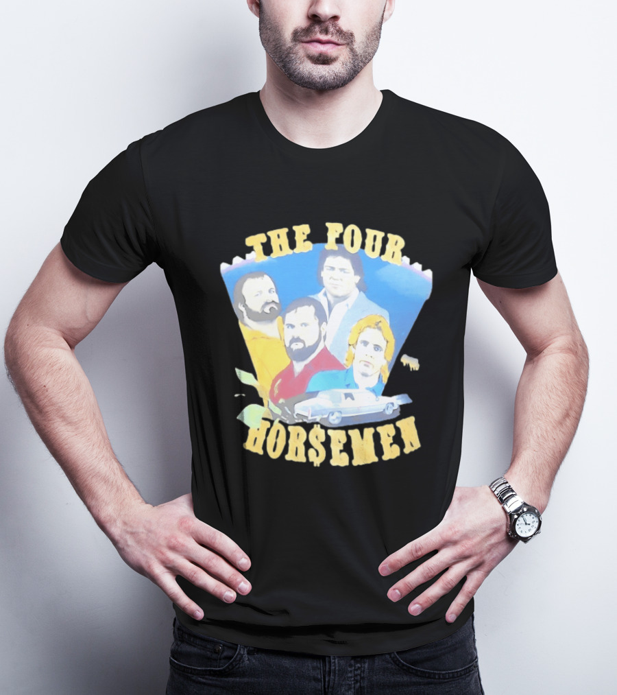The Four Horsemen Ric Flair Arn Anderson Tully Blanchard Barry Windham Legends T-Shirt
