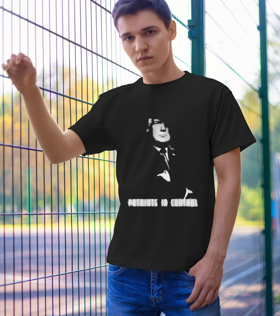 Patriots In Control Trump Image T-Shirt