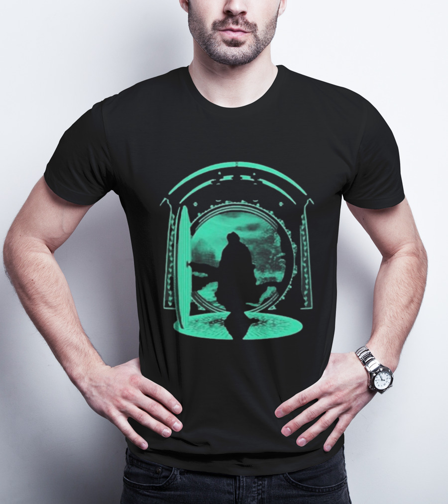Hobbit Doorway Middle Earth Fantasy Adventure T-Shirt