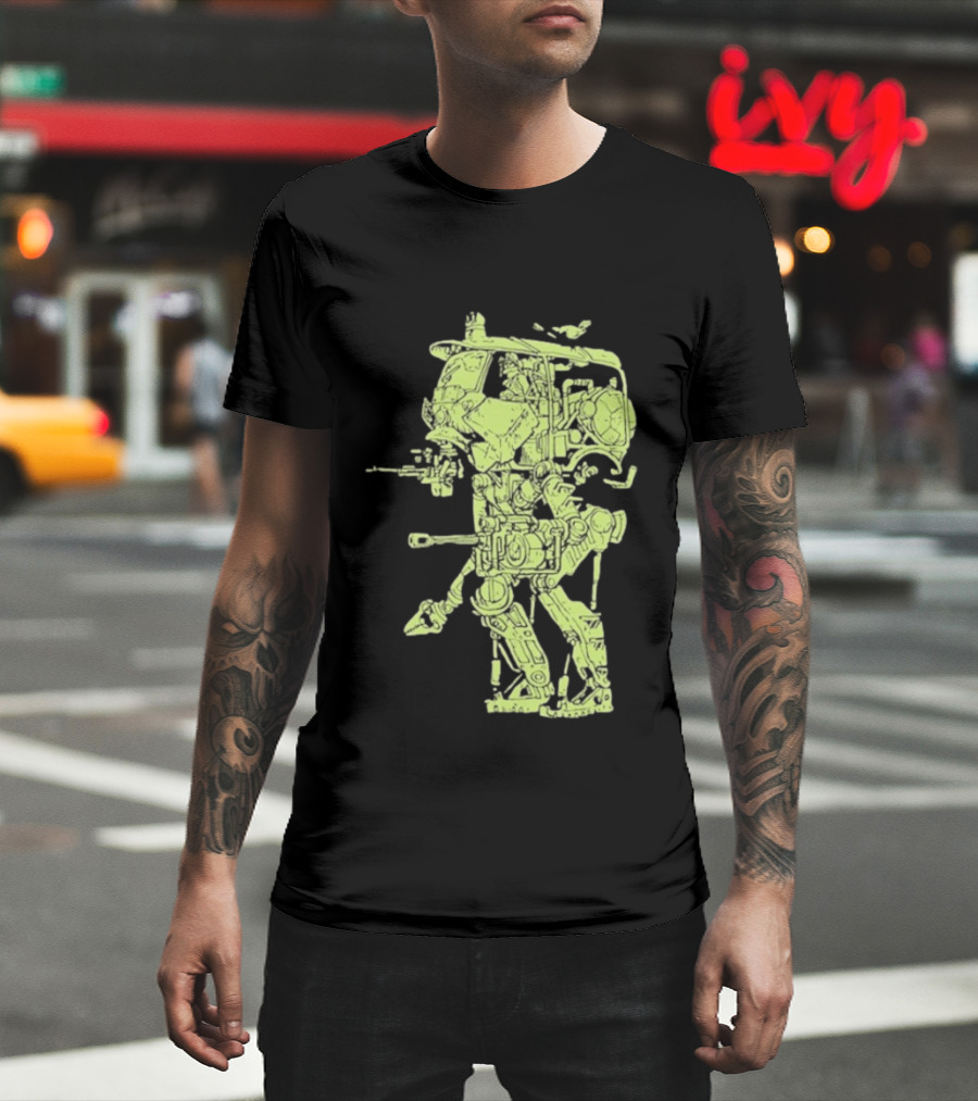 Wolf Parade Thin Mind Mech Walker Concept T-Shirt