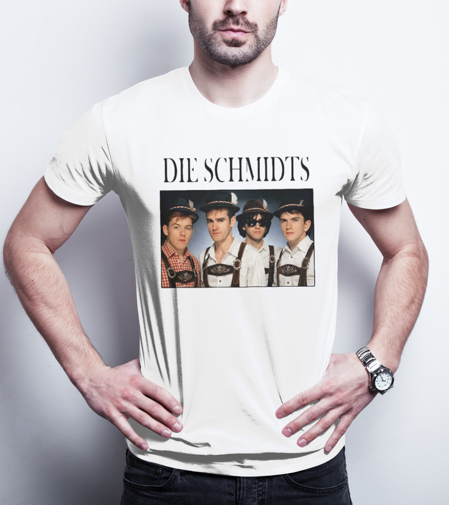 Die Schmidts Oktoberfest Band Photo Bavarian Outfit T-Shirt