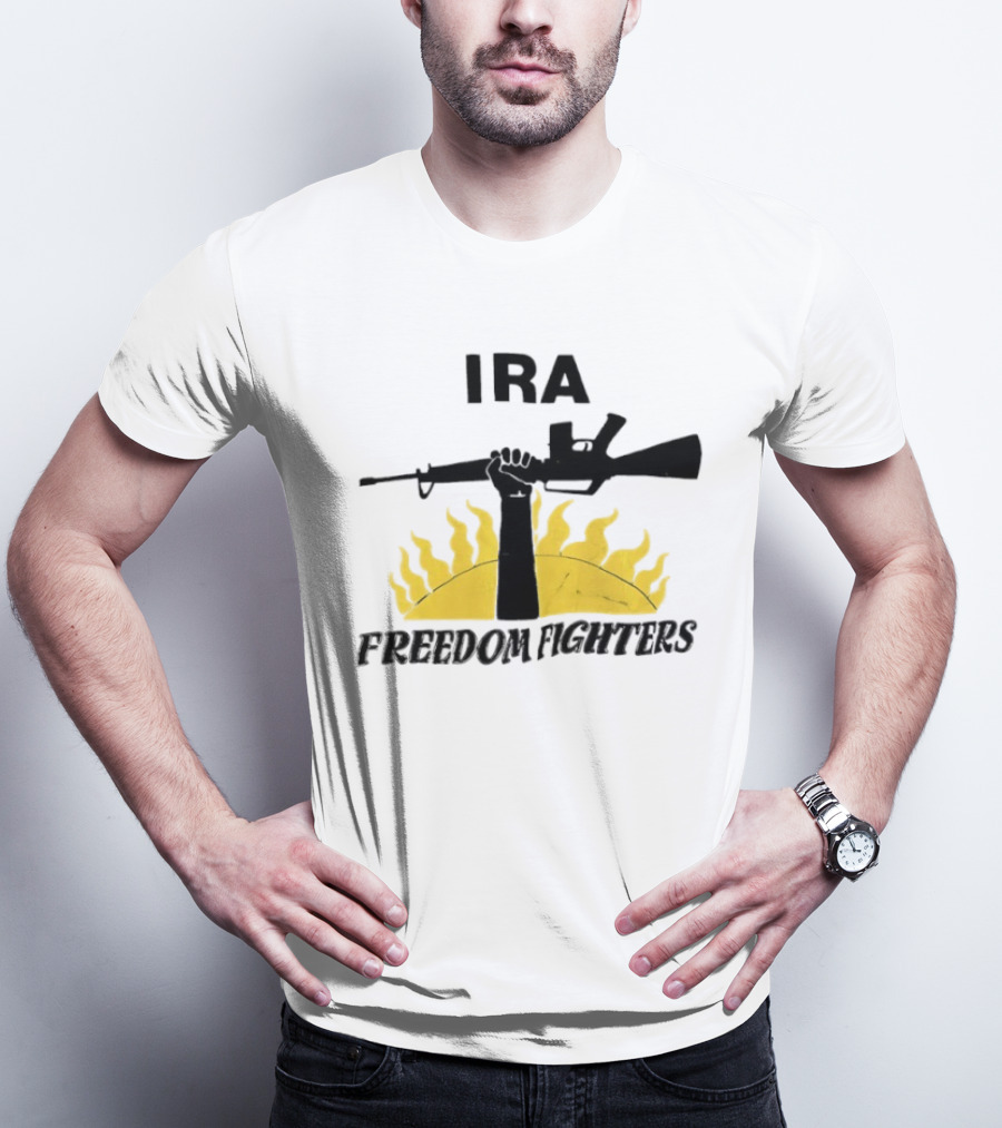 IRA Freedom Fighters Rifle Sunburst T-Shirt