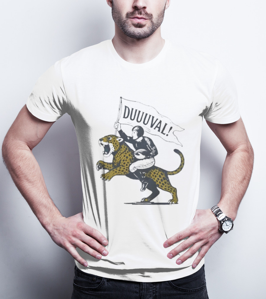 Duuuval Football Jaguar Rider Jacksonville T-Shirt