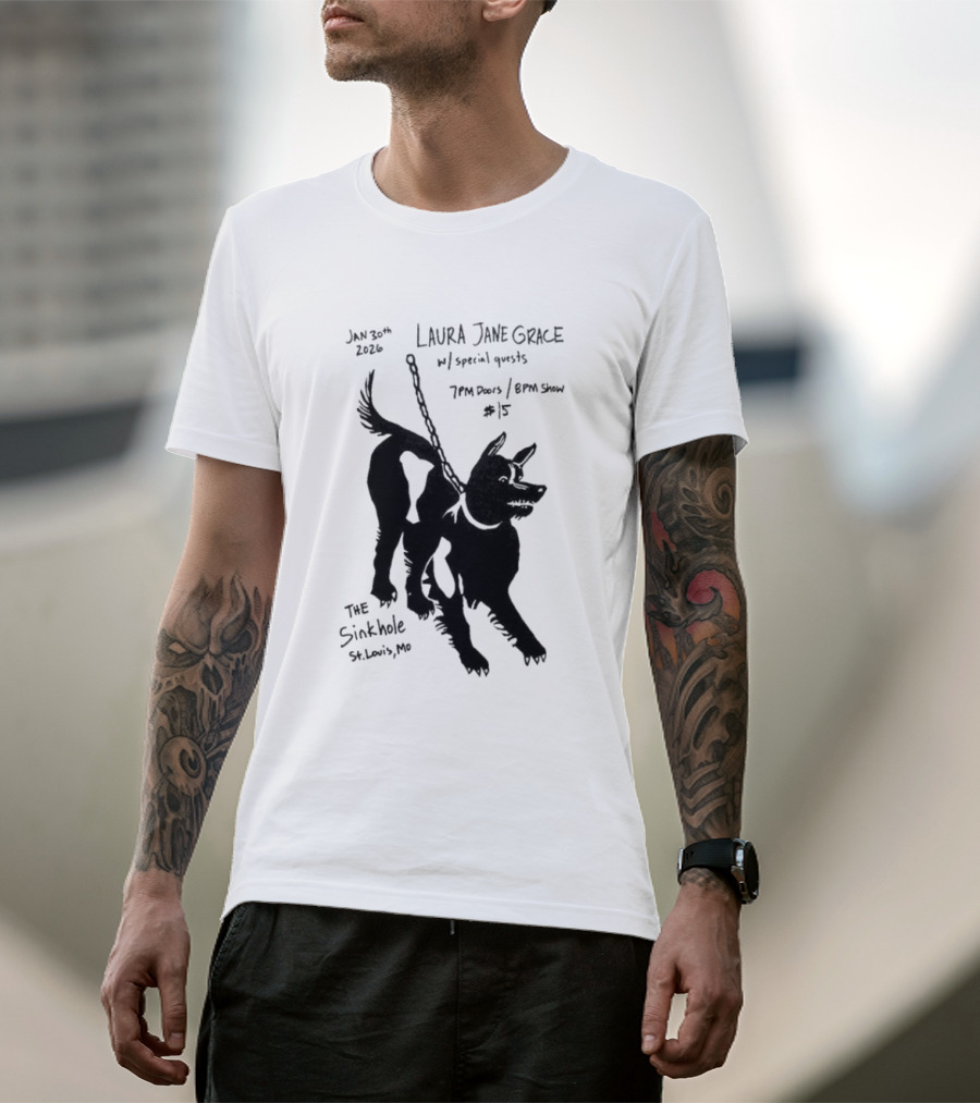 Laura Jane Grace With Special Guests The Sinkhole St Louis MO January 30 2026 T-Shirt