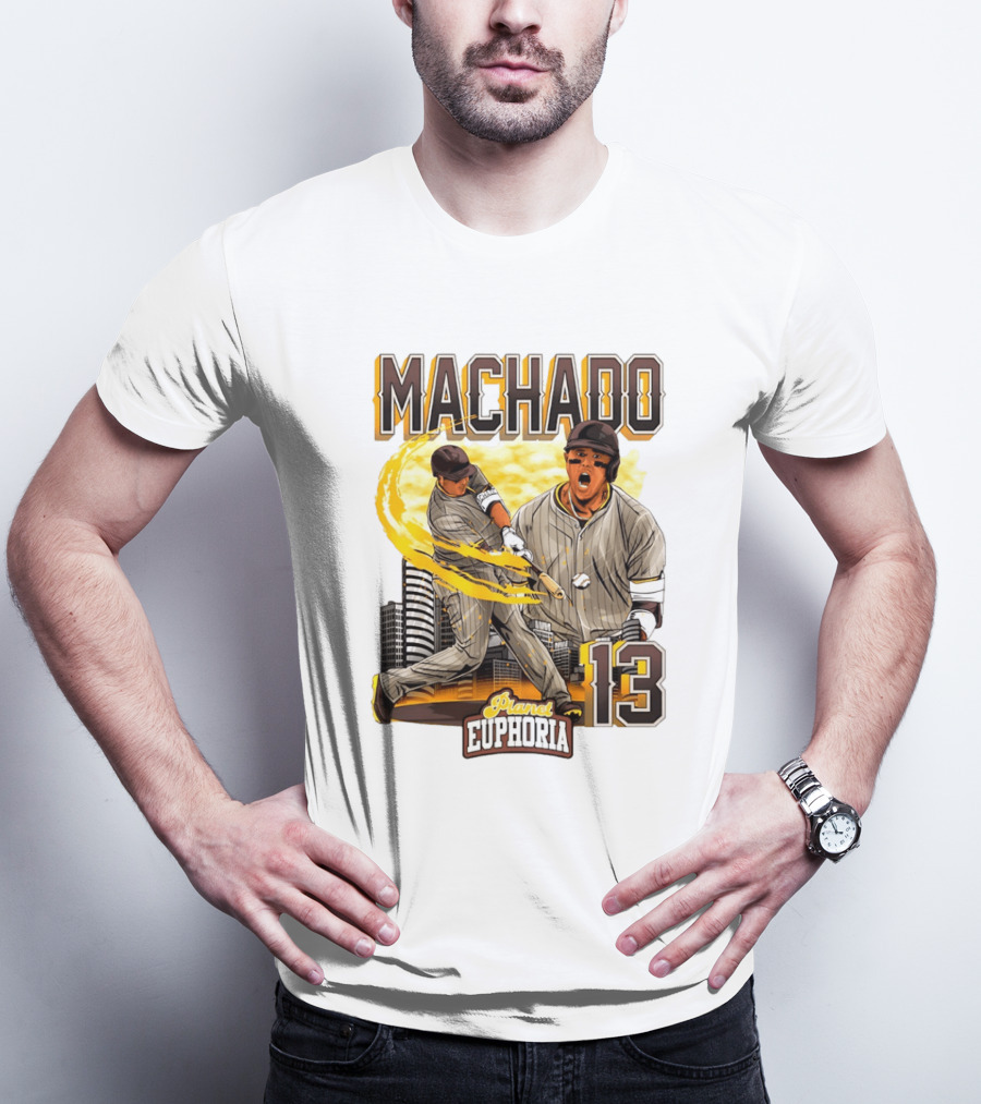 Manny Machado 13 San Diego Padres Planet Euphoria T-Shirt
