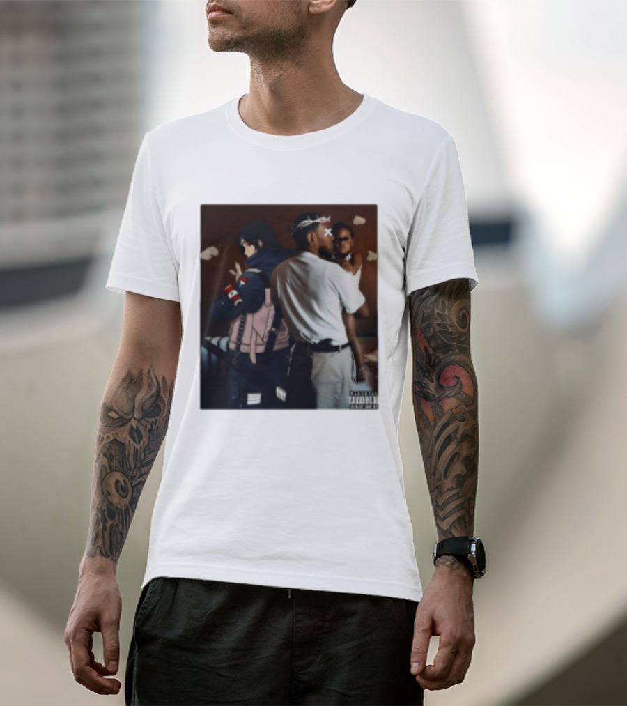 Mr Morale Kendrick Lamar Naruto Sasuke Collaboration T-Shirt