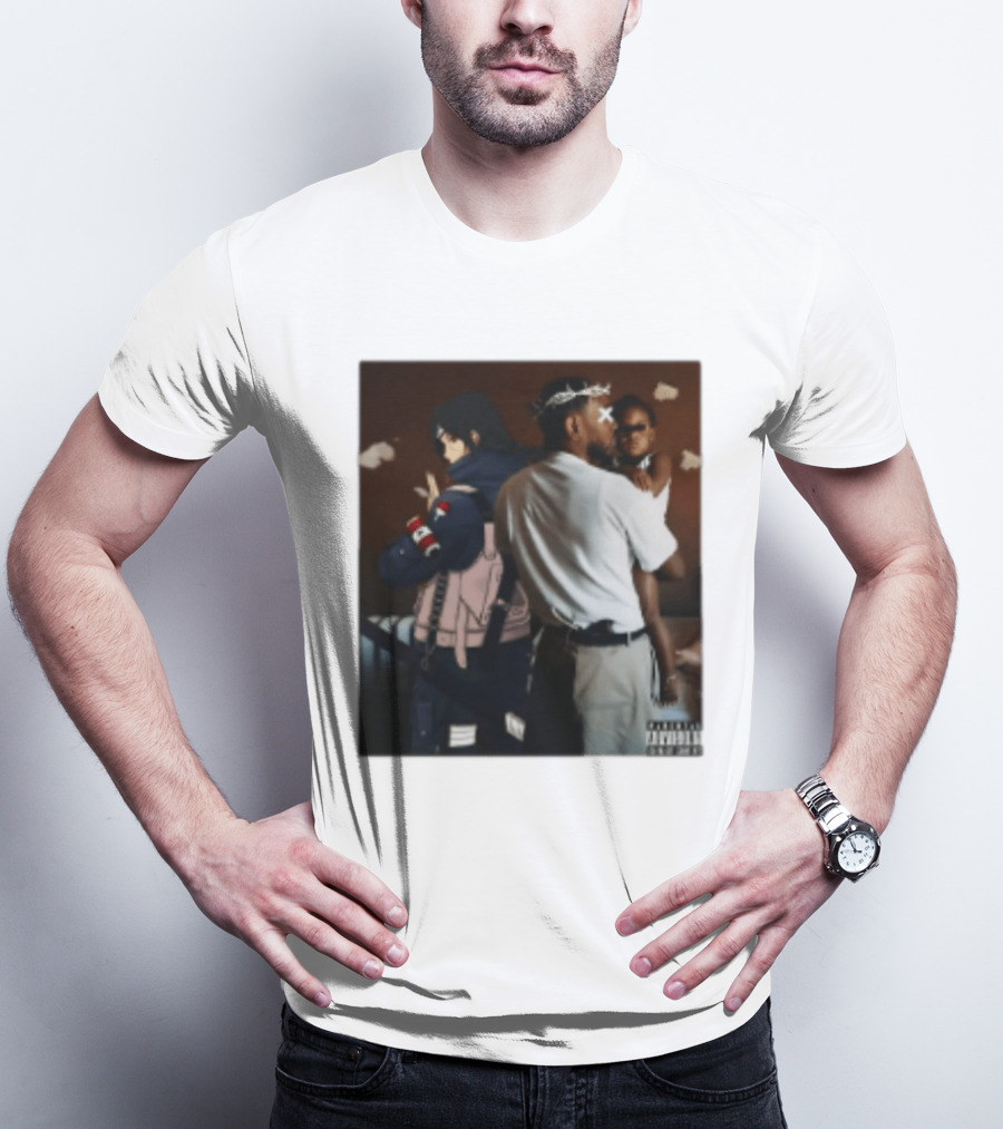 Mr Morale Kendrick Lamar Naruto Sasuke Collaboration T-Shirt