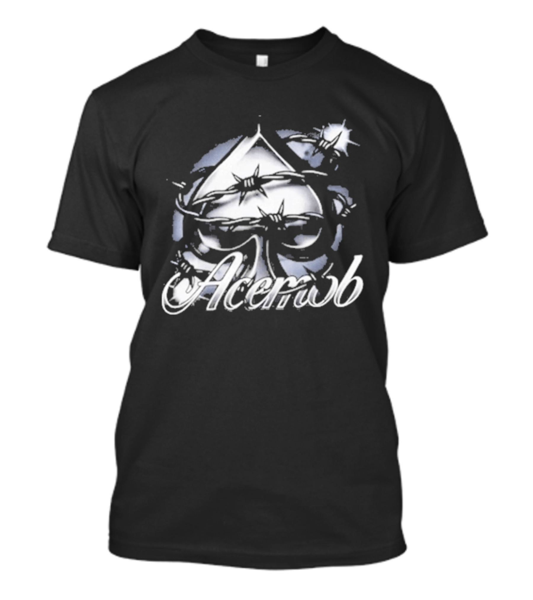 Ace Mob Heart Of Thorns Spade Symbol And Starburst T-Shirt