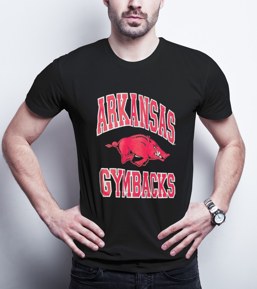 Arkansas Razorbacks Gymbacks Red Pig T-Shirt