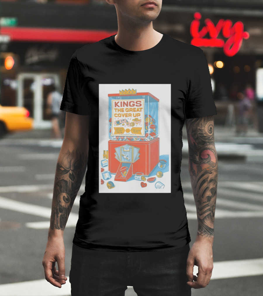 Kings The Great Cover Up January Raleigh NC 2026 February 2027 T-Shirt
