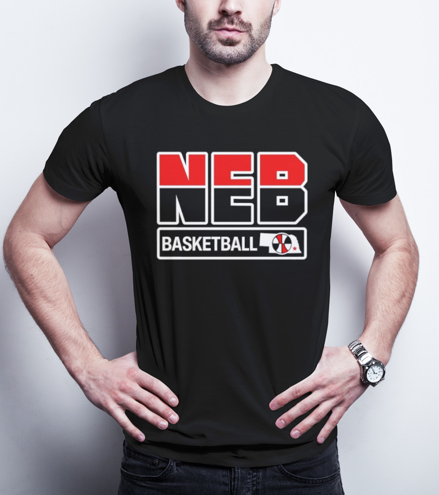 NEB Basketball Crewnecks Vintage Style Basketball T-Shirt