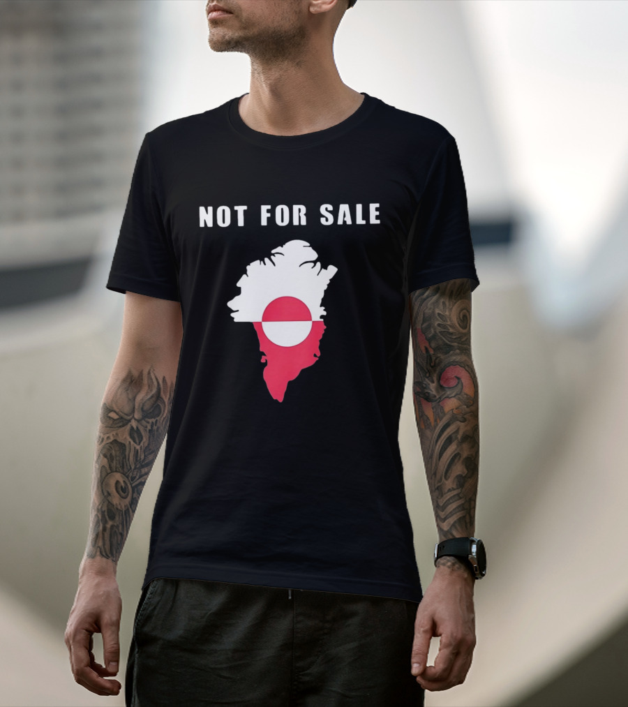 Greenland Map Not For Sale Flag T-Shirt