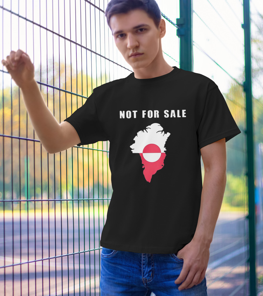 Greenland Map Not For Sale Flag T-Shirt