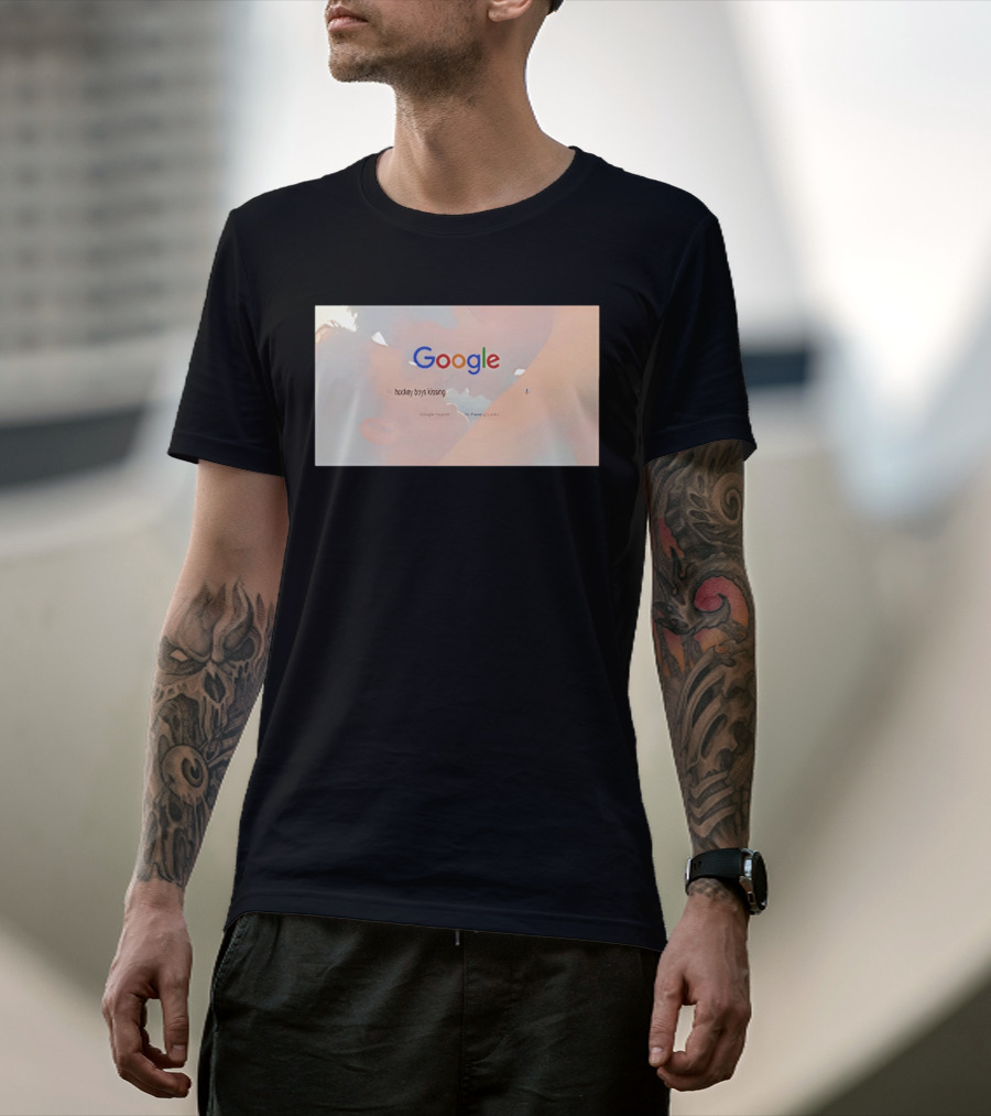Google Shane And Ilya Hockey Boys Kissing Page T-Shirt